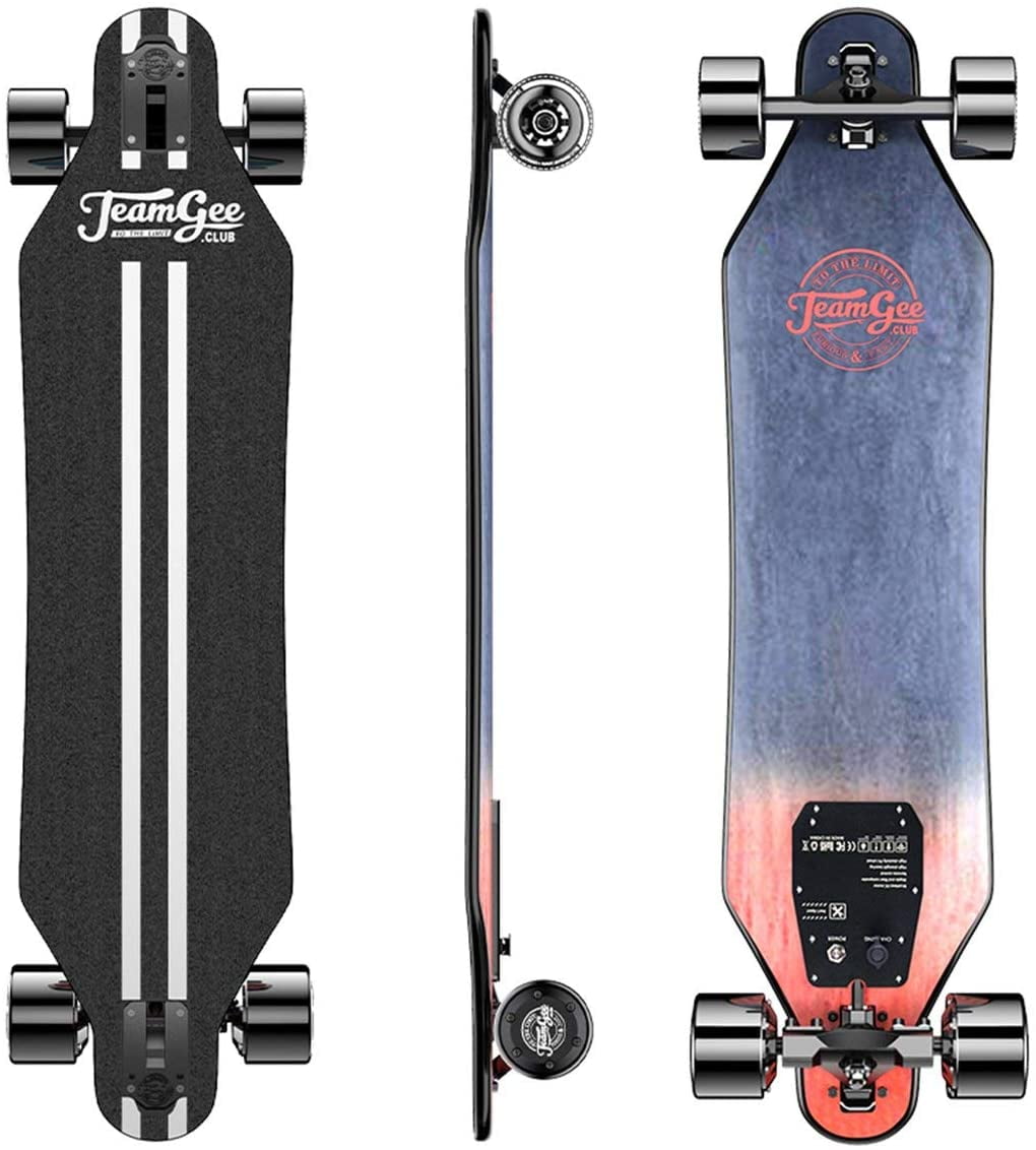 Electric Skateboard, Teamgee H5 38" Electric Longboard with Remote 760W ...