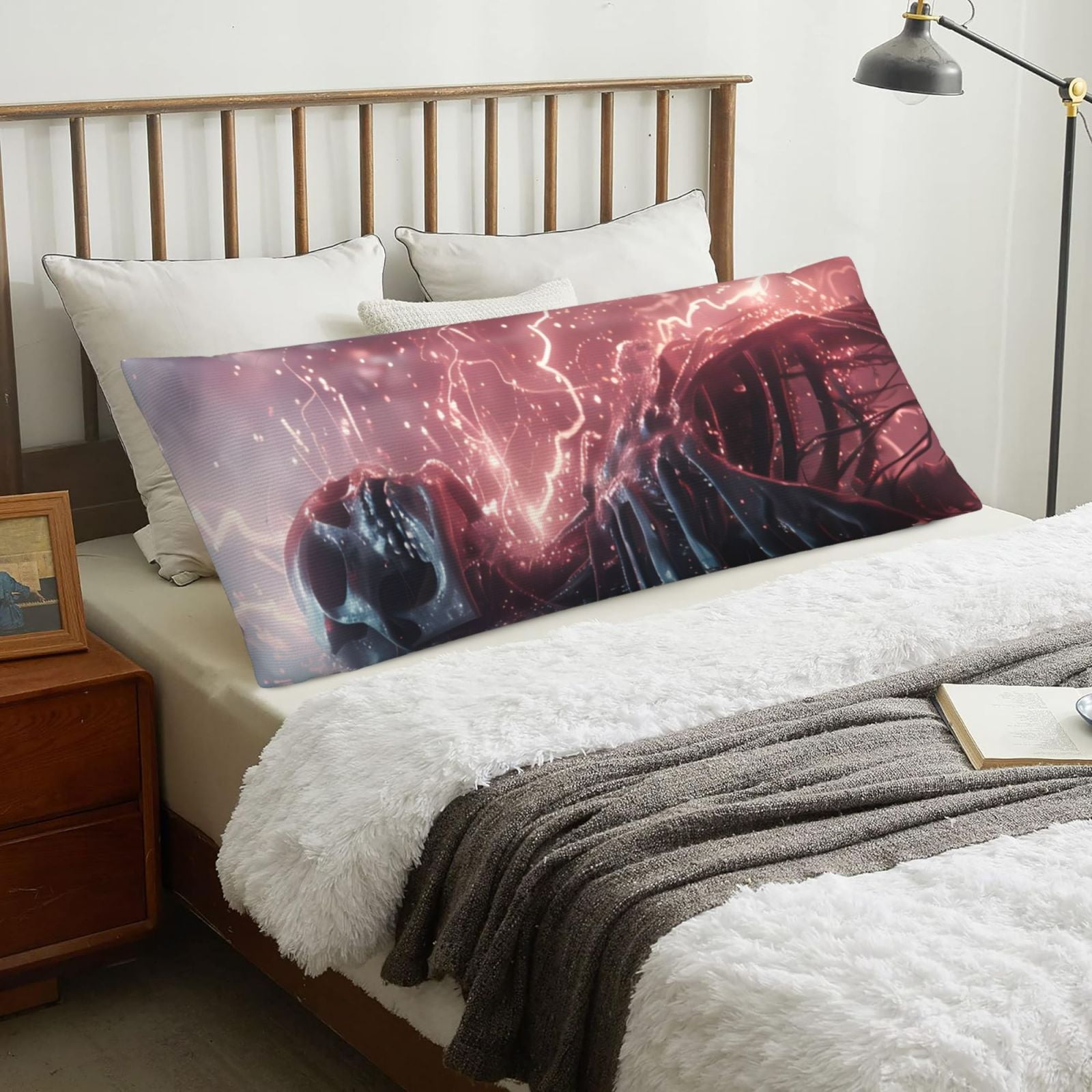 Electric Skeleton Surrealism Body Pillow Cover, Body Pillow PillowCase ...