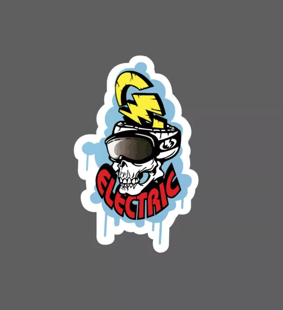 Electric Skull Sticker Shock Waterproof Sticker Phone Decal Water ...