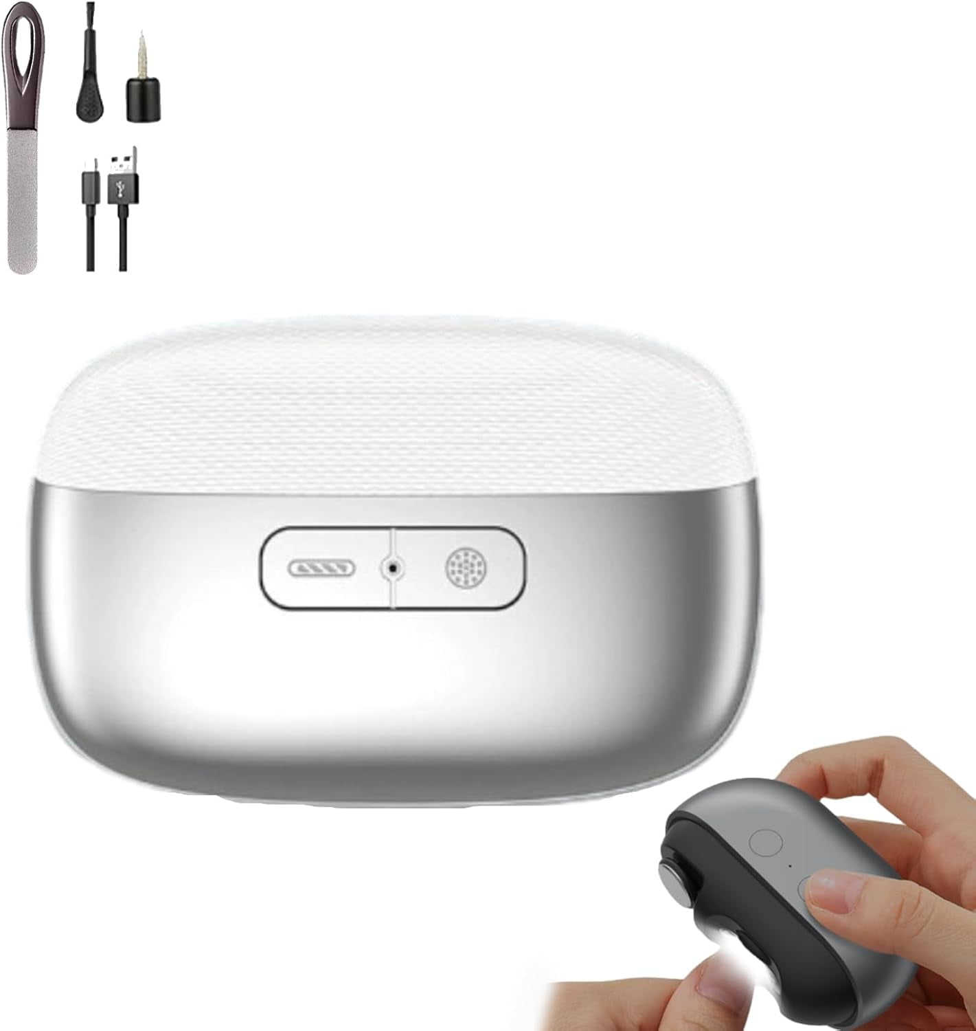 Electric Smart Nail Clipper for All Ages, Rechargeable Automatic Nail ...