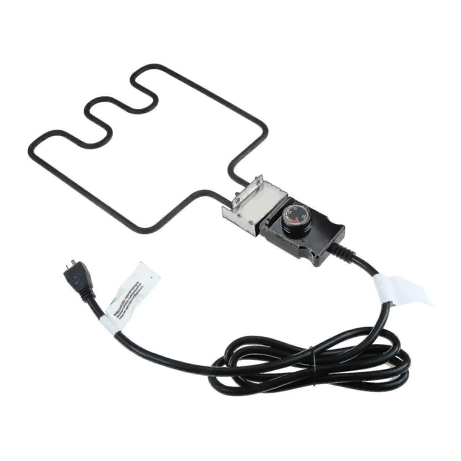 Electric Smoker Grill Heating Element with Adjustable Thermostat Cord ...