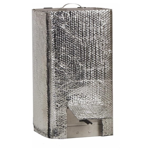 Electric Smoker Insulation Blanket - Silver Wrap-Around Cover for Cold ...