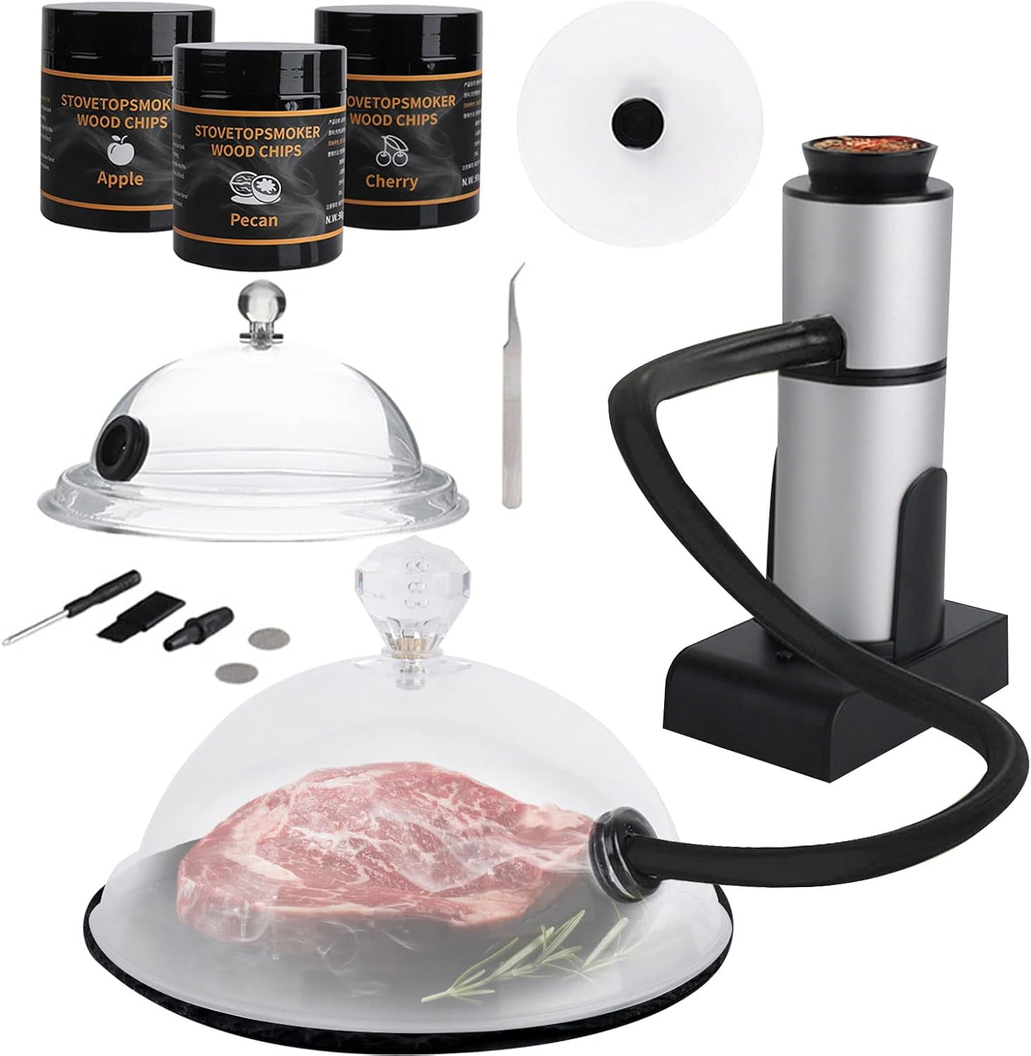 Electric Smoker Machine, Cocktail Smoker, Oak Wood Chips Preserve ...