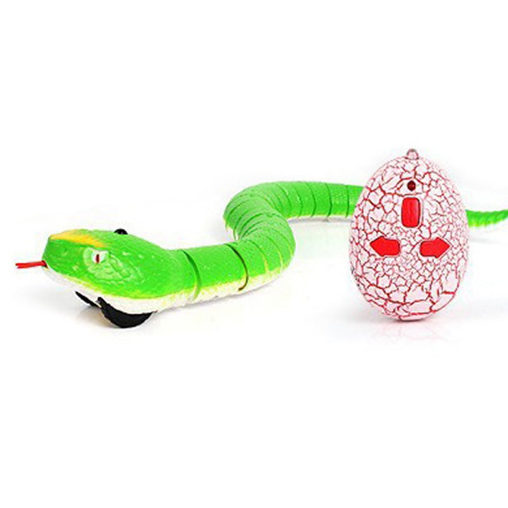Electric Snake Cat Toys with Egg-shaped Remote Control USB Simulation ...