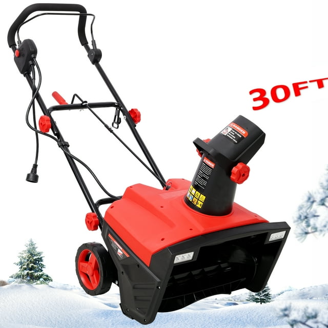 Seizeen Electric Snow Blower, 20'' Lightweight Walk-Behind Corded ...