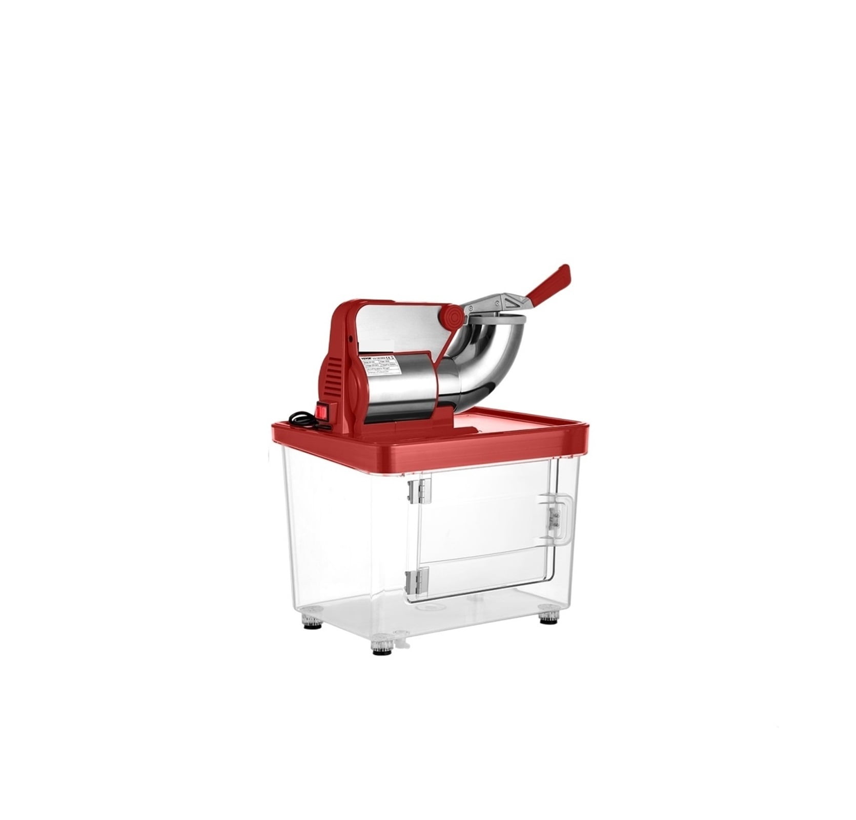 Electric Snow Cone Machine Ice Shaver Crusher Granizing Glass Blender ...