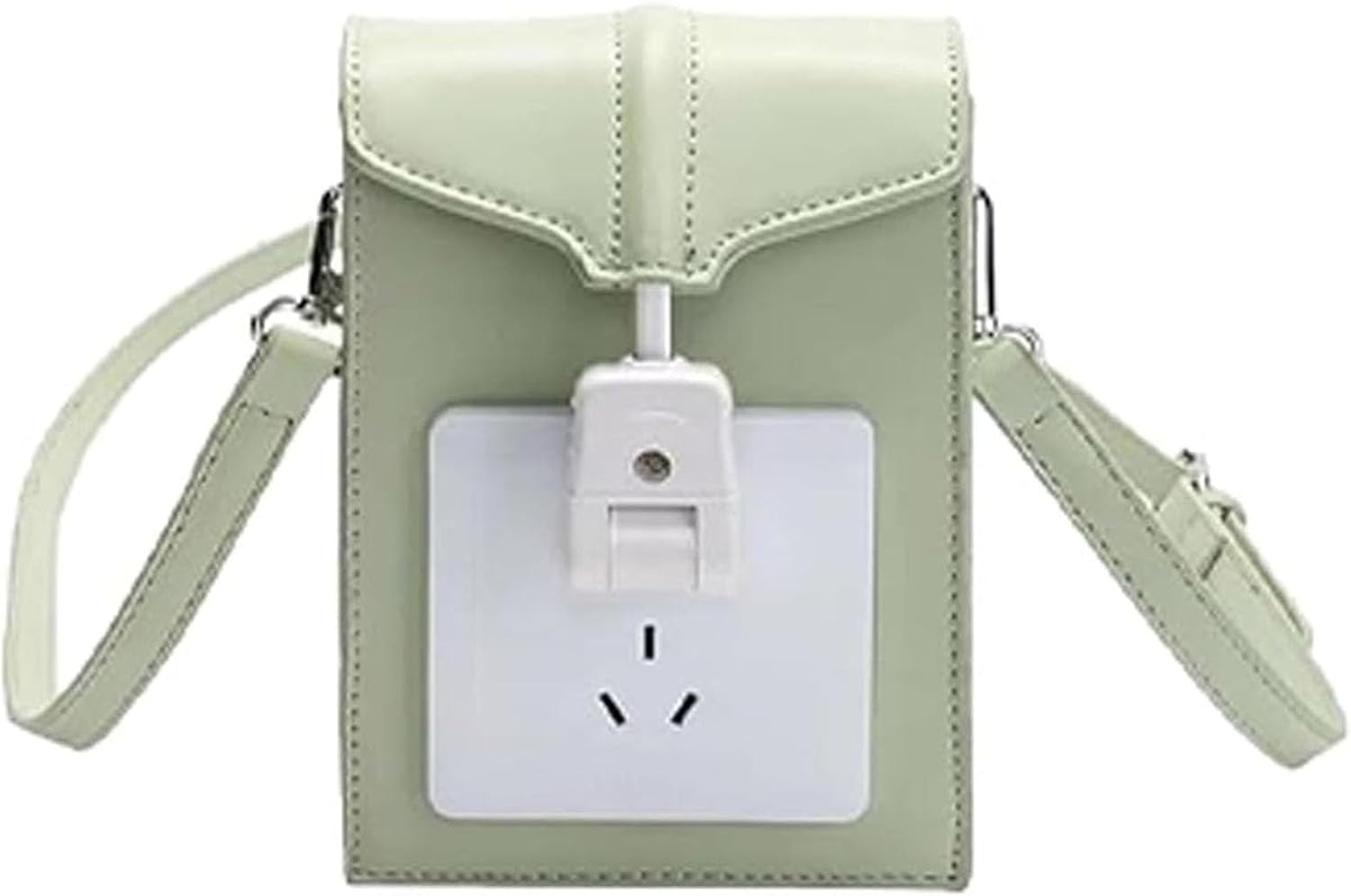 Electric Socket Plug Flap Bags,Flap Crossbody Bags,Electric Socket Plug Flap Bags for Women ...
