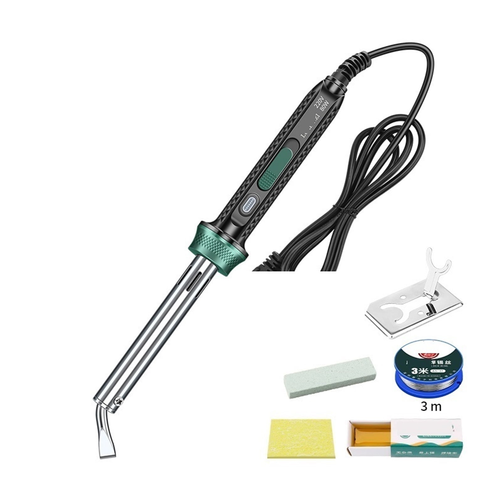 Electric Solder Iron High Power ,External Heat Adjustable Temperature ...