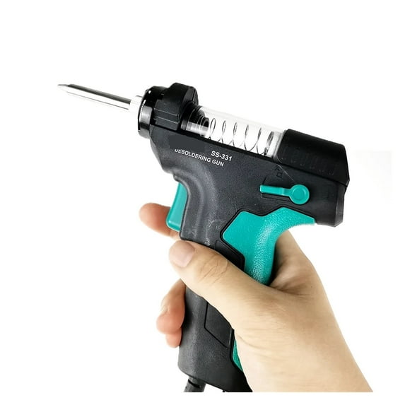 Electric Solder Suction Gun SS-331 SS-331H ESD LCD Digital BGA Tin Pump Suction Absorb Soldering ...