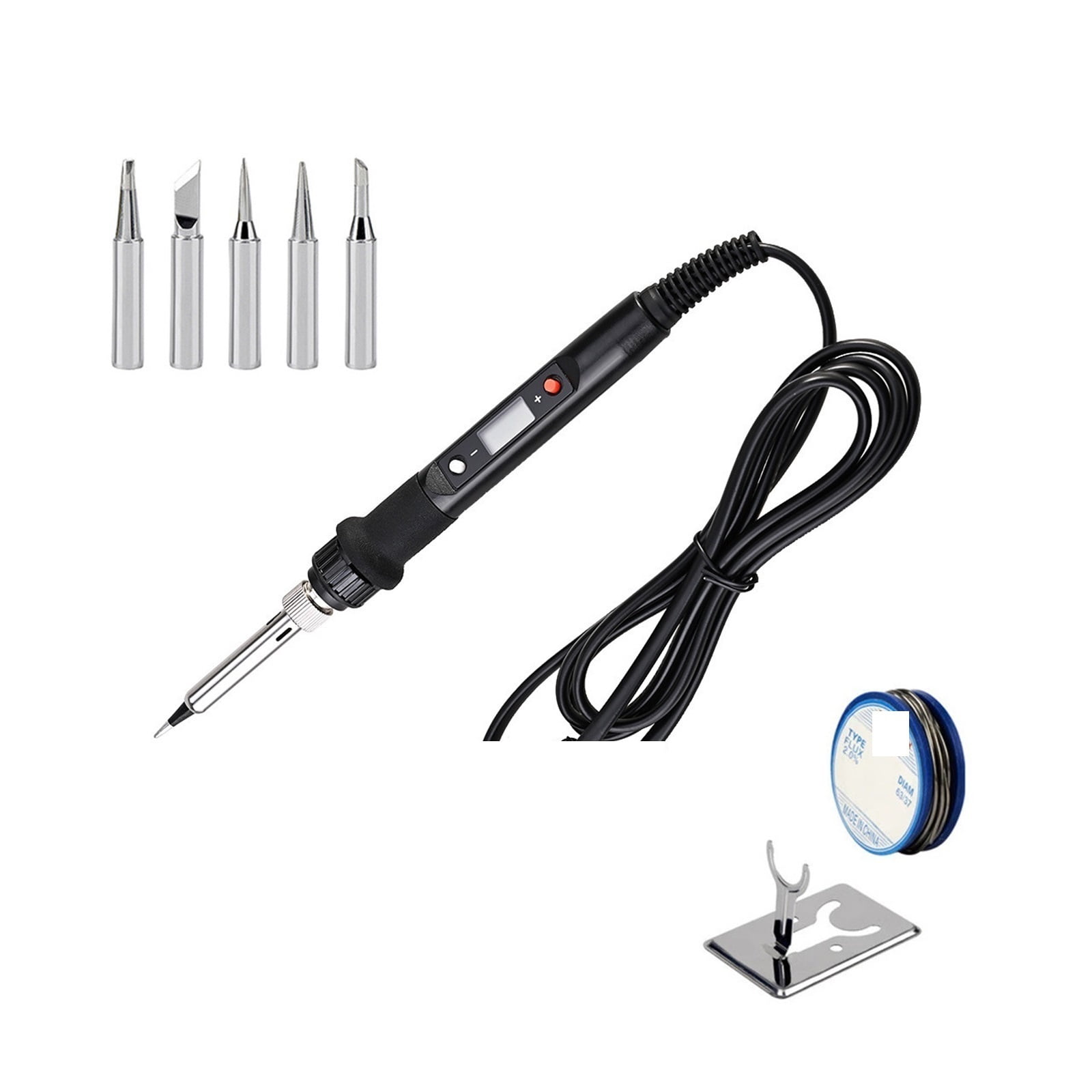 Electric Soldering Iron Kit Digital Temperature ,Adjustable Welding ...