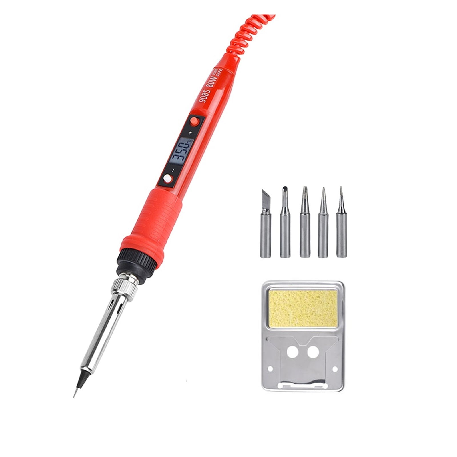 Electric Soldering Iron Kit,LCD Digital Welding Pen BGA Soldering Iron ...