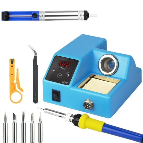 Electric Soldering Iron Station, LED Digital Display Precision Heat ...