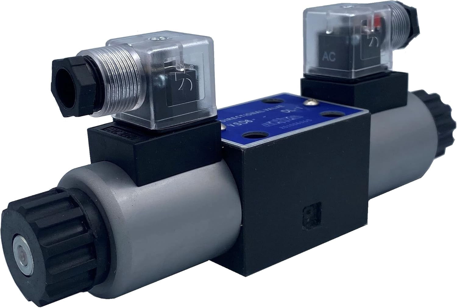 Electric Solenoid Hydraulic Valve, D03 (NG6) DIN Plug 21 GPM 4560 Psi 3 ...