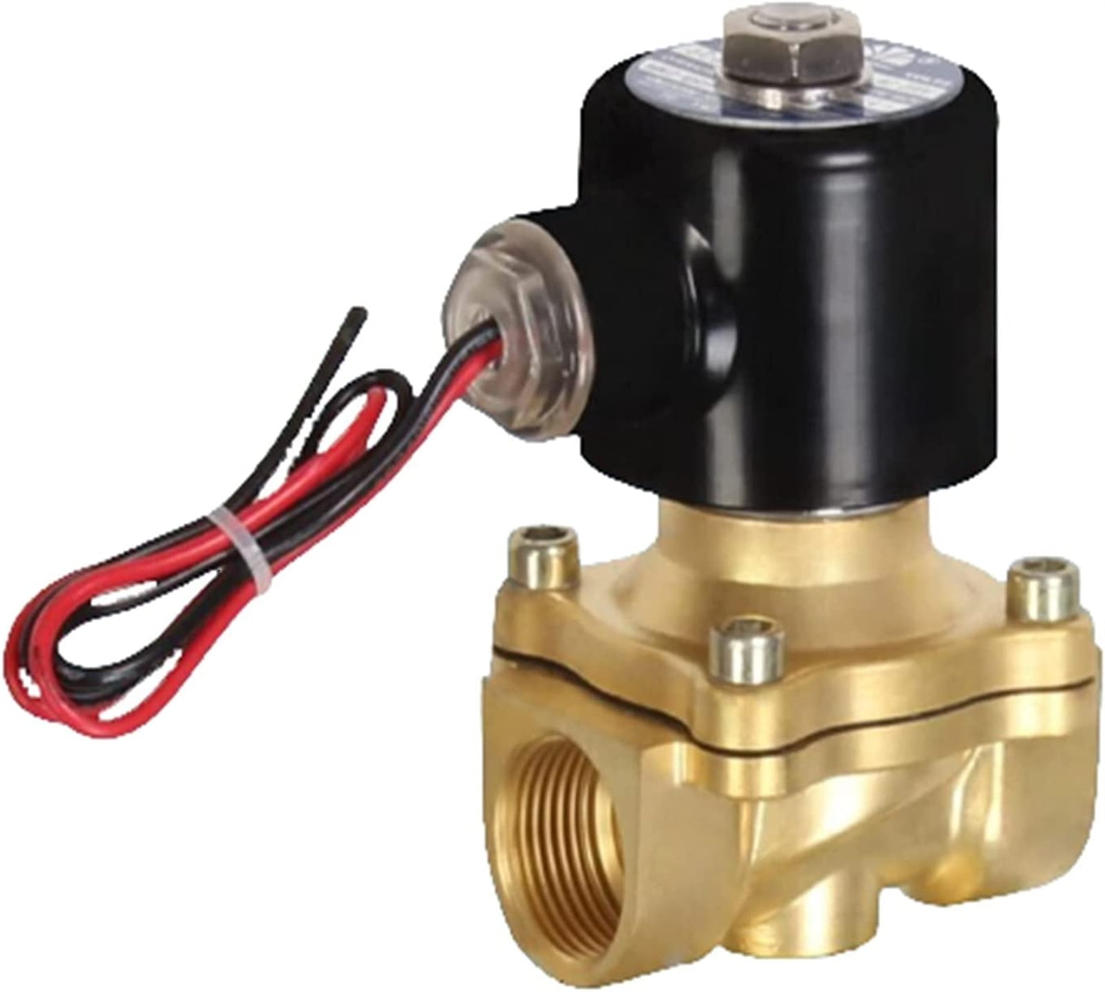 Electric Solenoid Valve 1/4 1/8 3/8 1/2 3/4 1 2 Inch AC110V AC220V DC12V DC24V Electric Solenoid ...