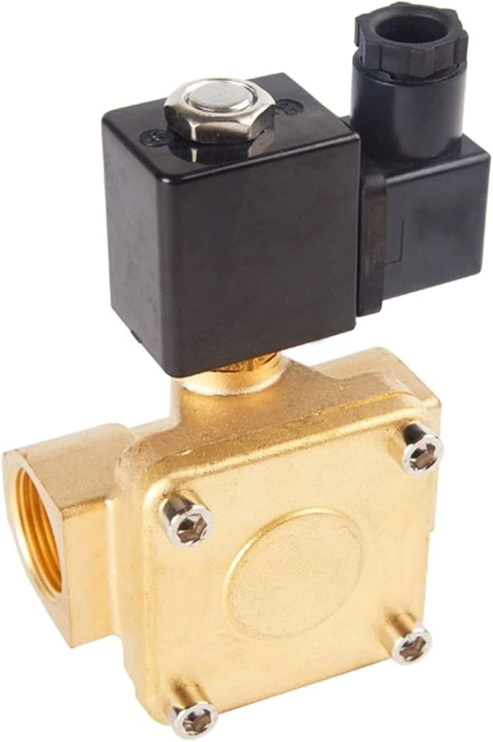 Electric Solenoid Valve 1/4 3/8 1/2 3/4 1 Inch High Pressure Normally Closed Pneumatic for Water ...