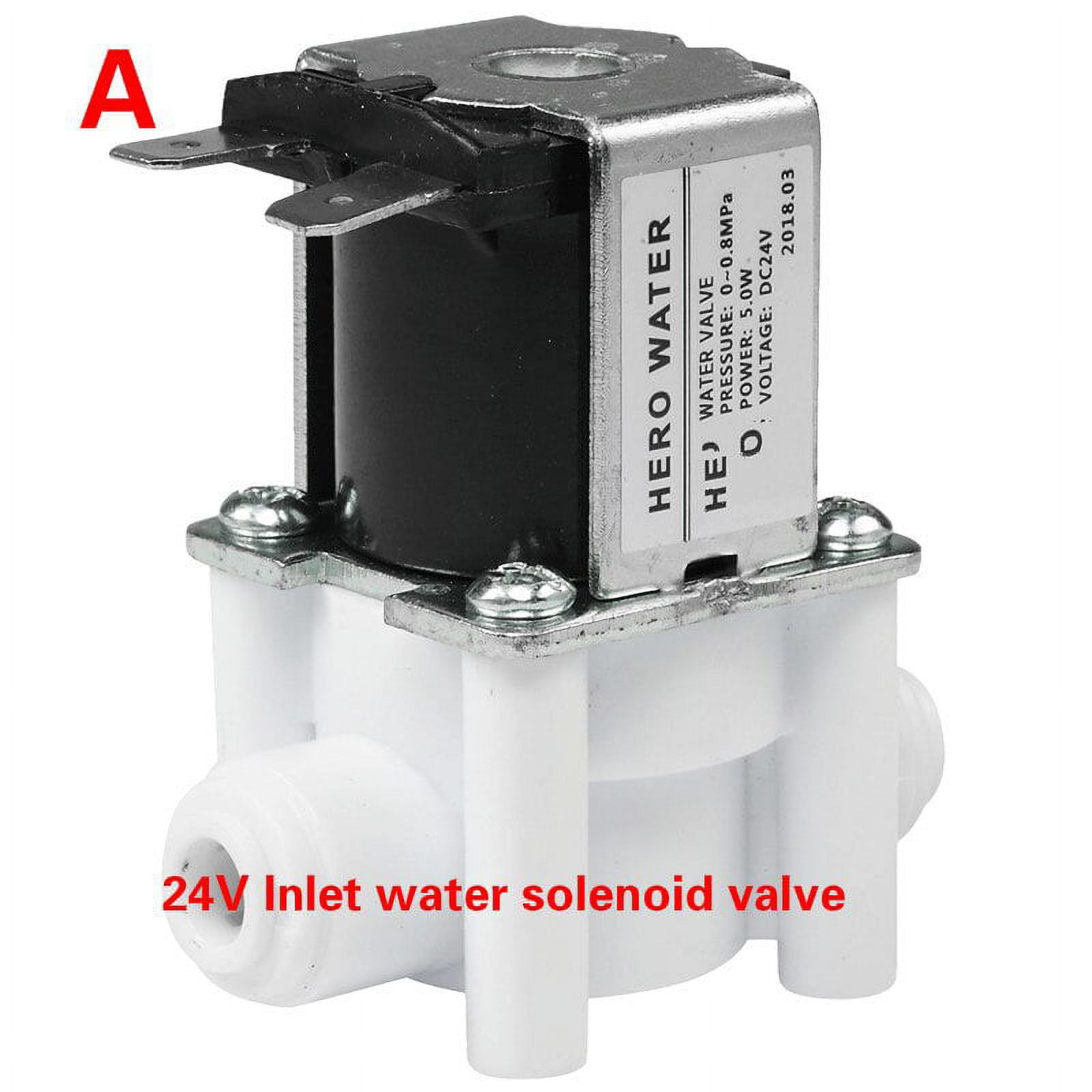 Electric Solenoid Valve Magnetic 24V Water Air Inlet Flow Switch1/4 Wastewater solenoid valve ...