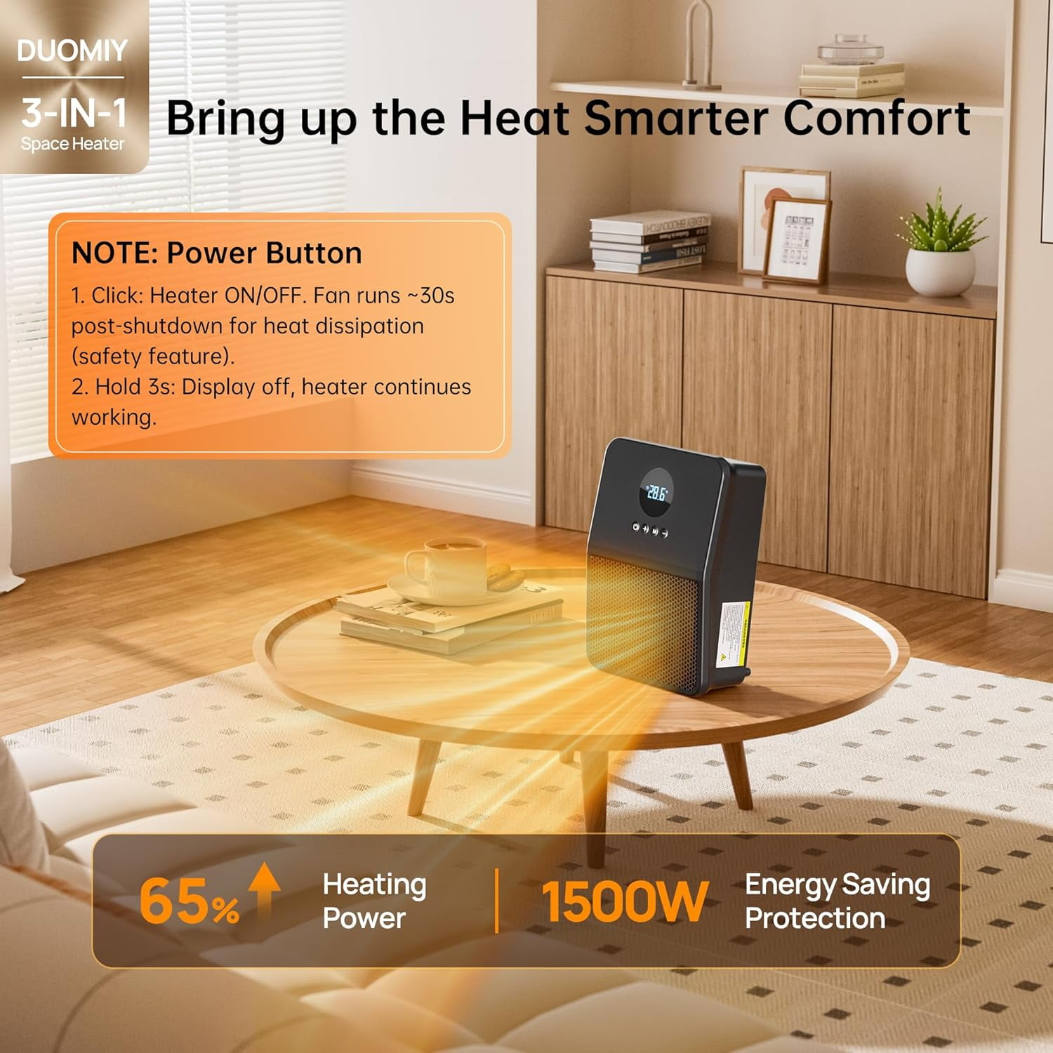 Electric Space , 3-IN-1 Portable for Wall Mount/Hook/Desktop, Remote ...