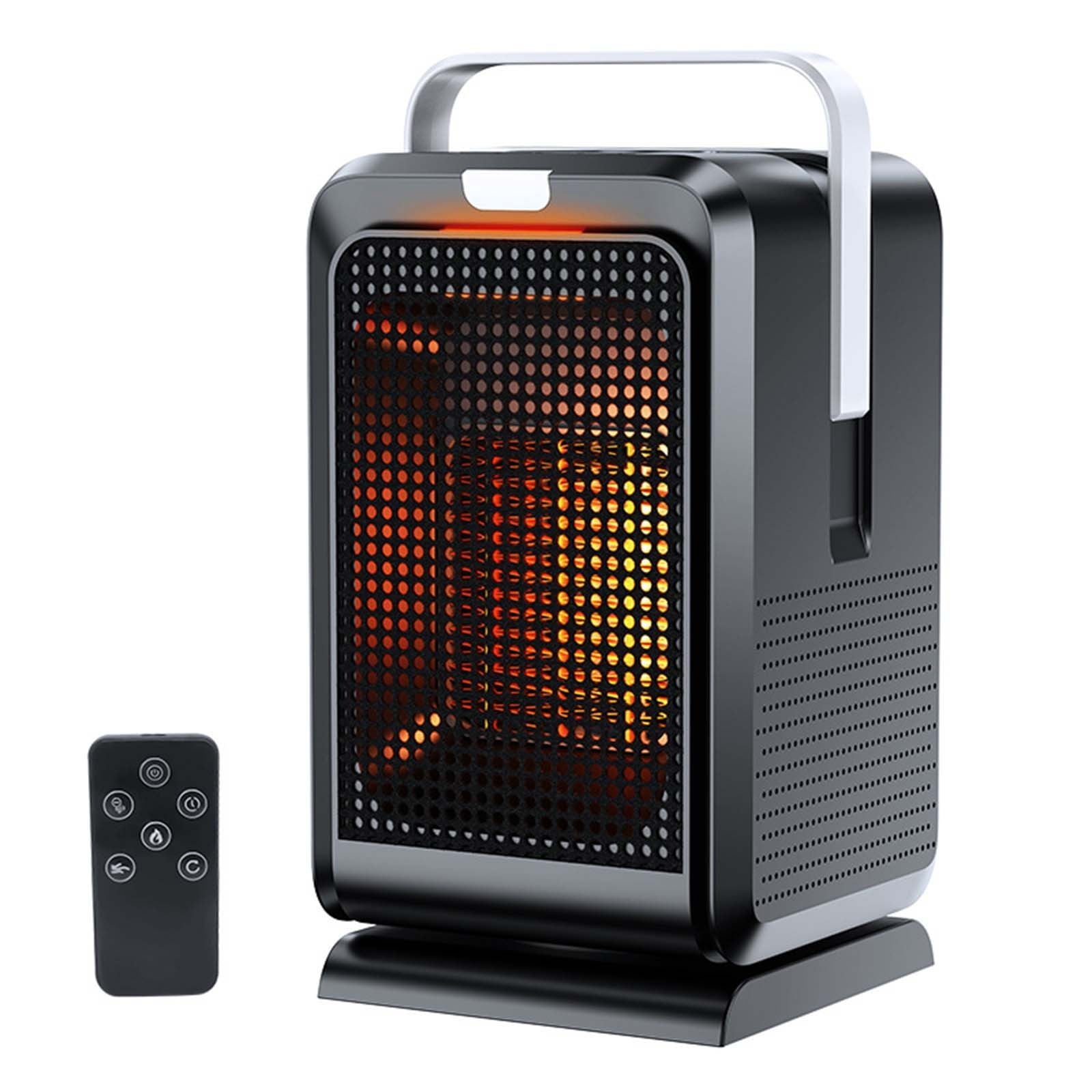 Electric Space Heater Indoor Use, 1000W Fast Heating PTC Portable ...