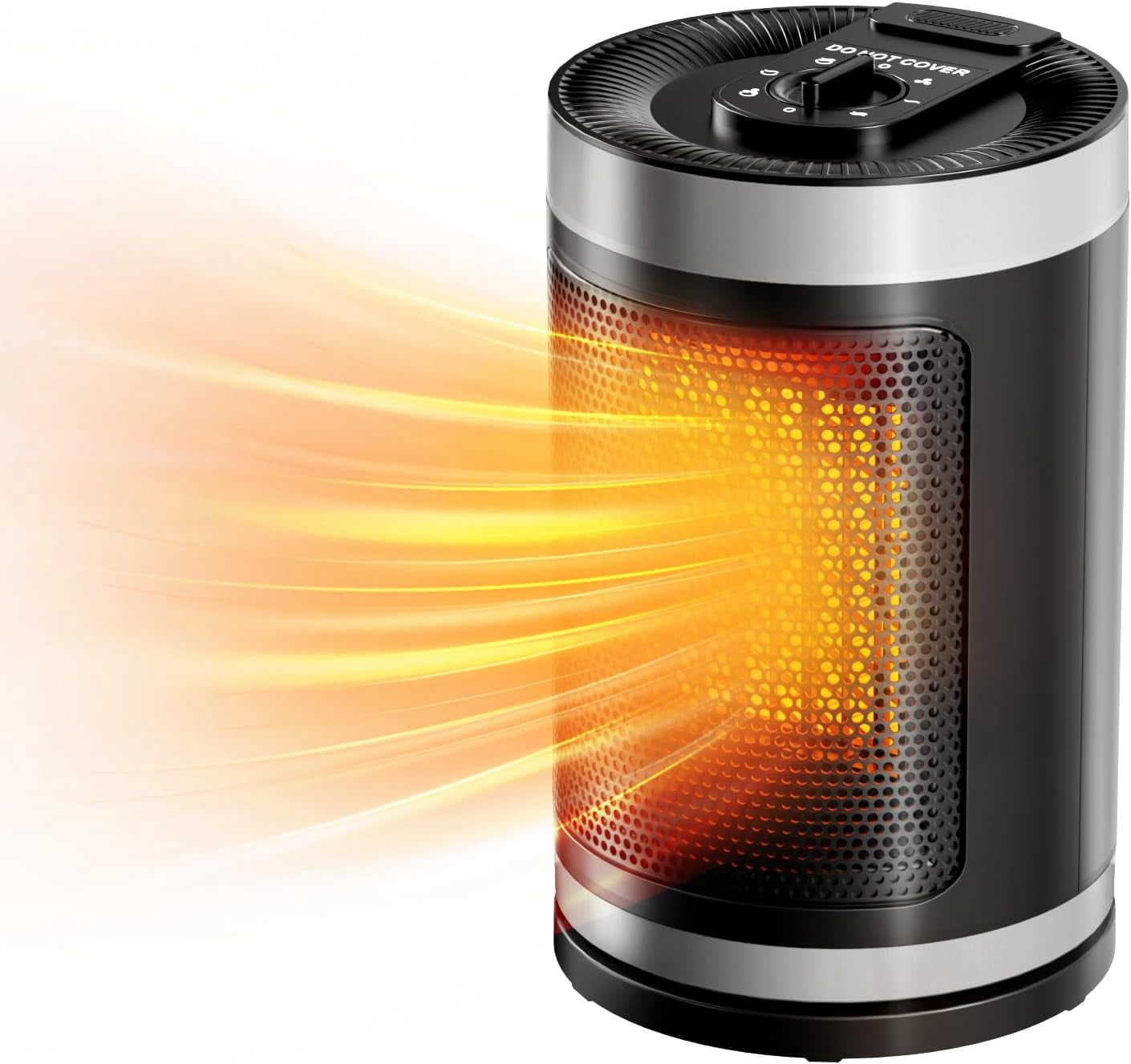 Electric Space Heater, Portable Small Space Heater with Temperature ...