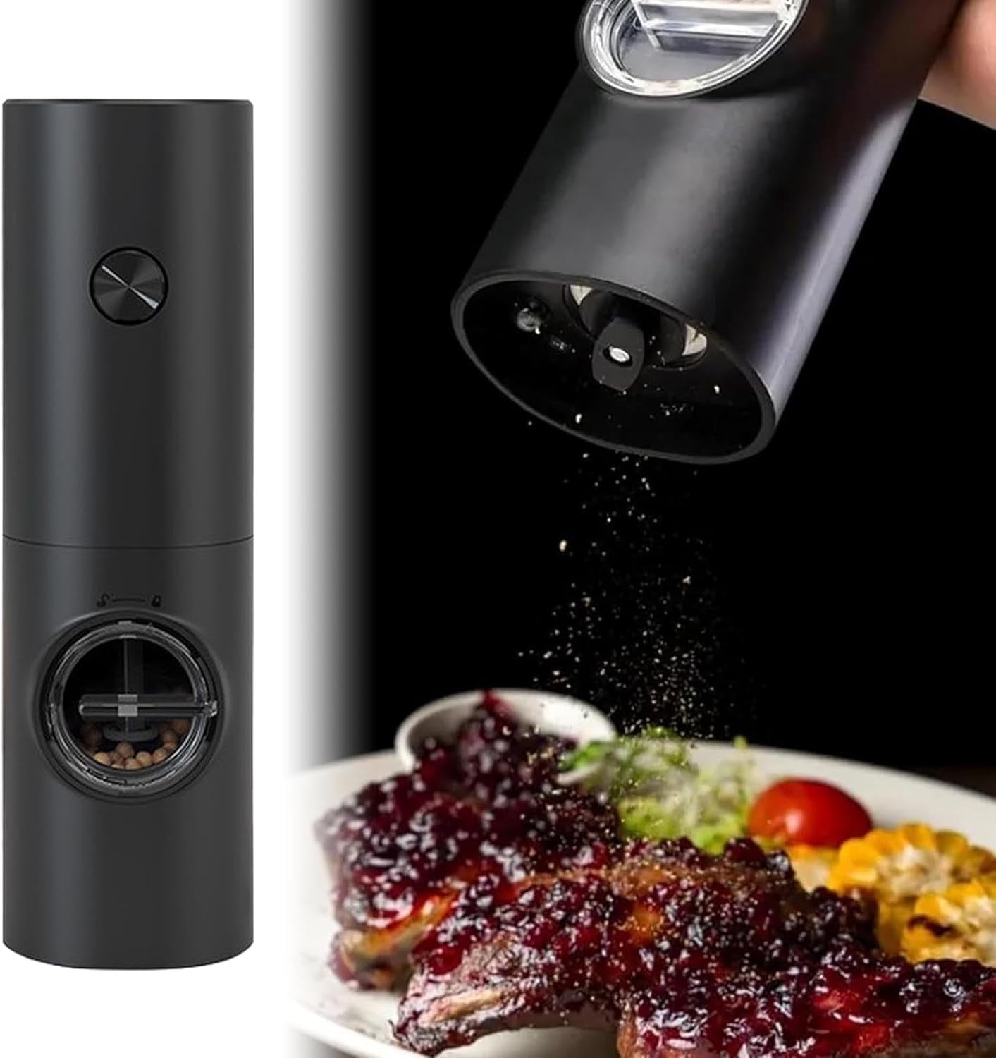 Electric Spice Grinding Machine,Rechargeable Automatic Pepper Mill ...