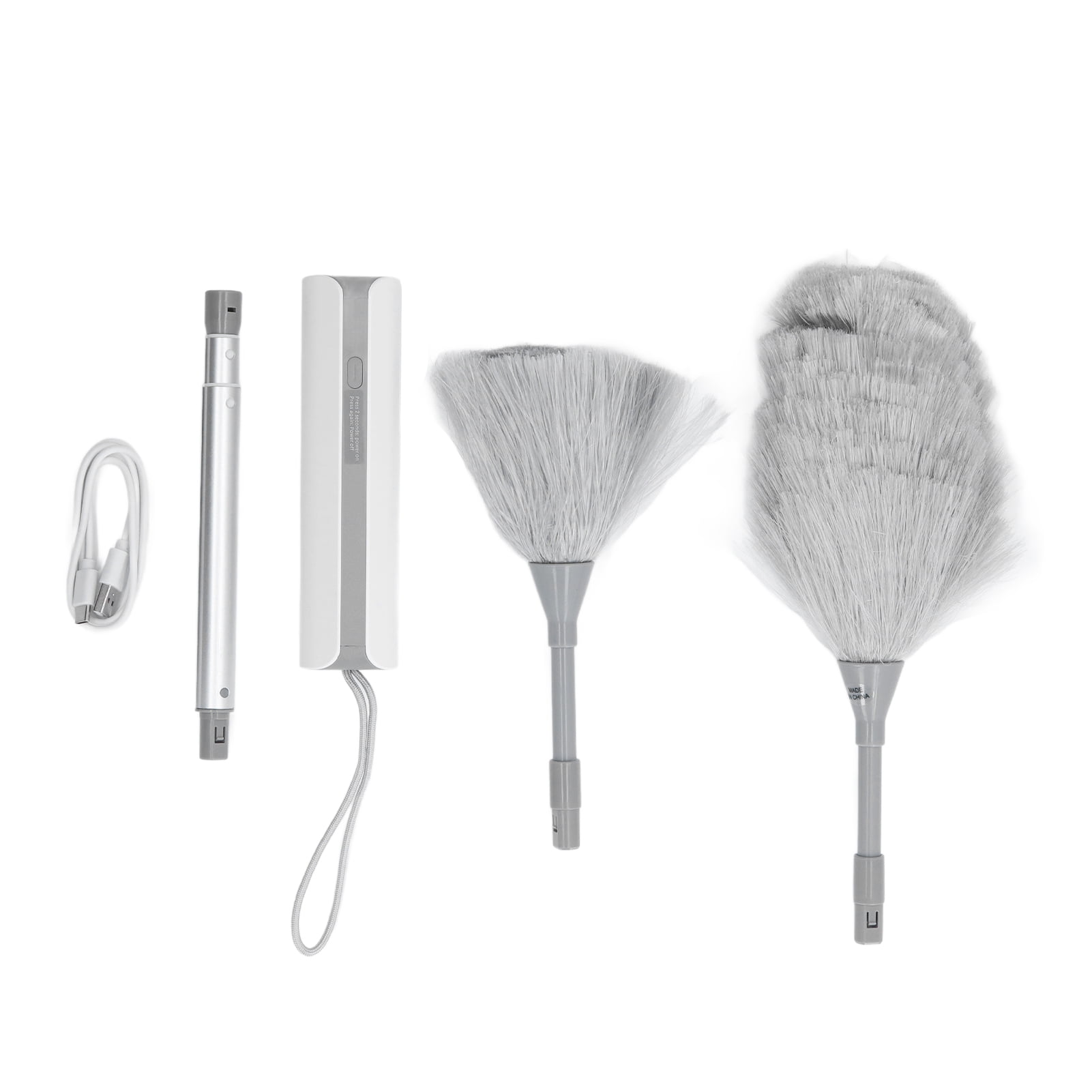 Electric Spin Duster Electrostatic Adsorption Dust Wand Battery ...