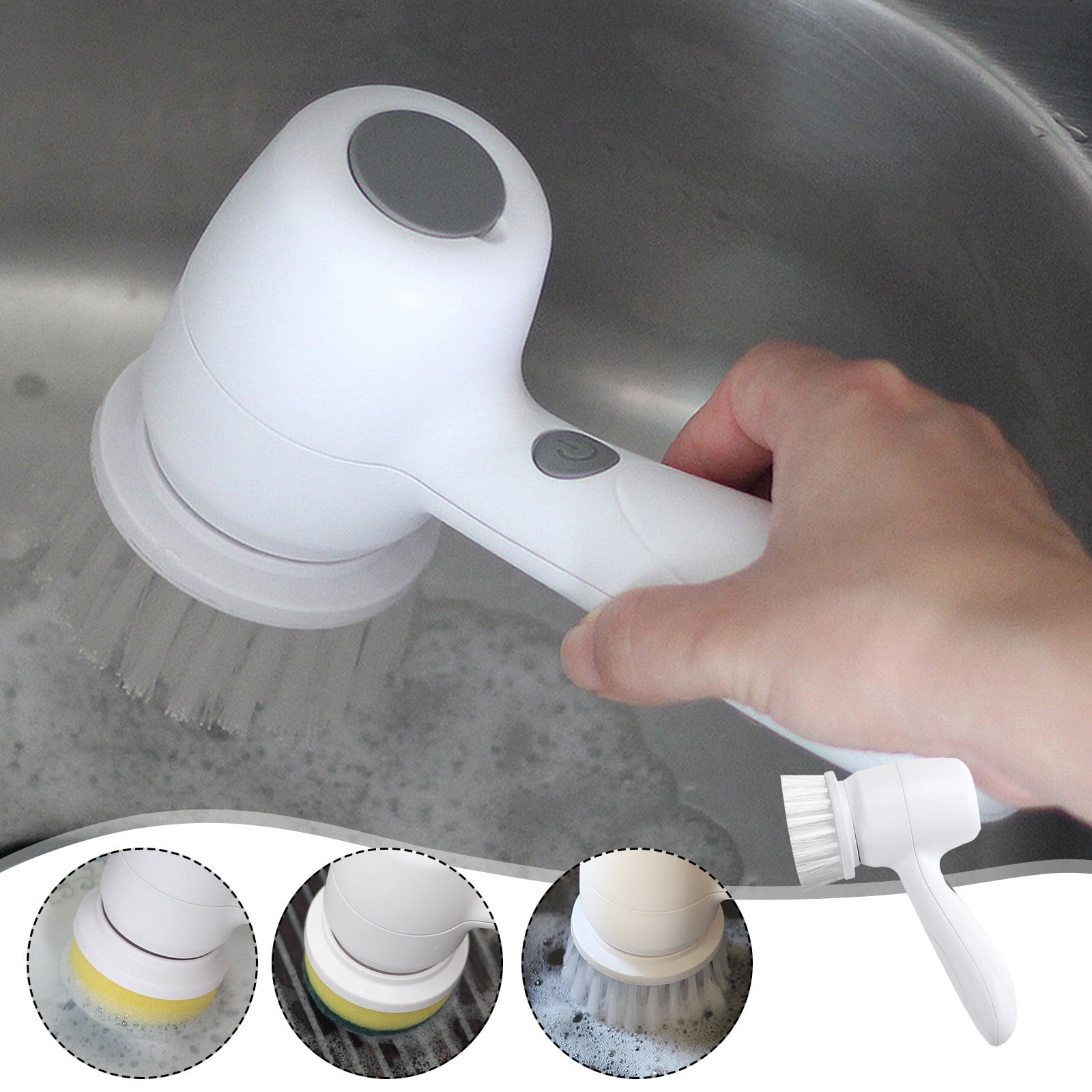 Electric Spin Scrub-ber Rechargeable Cleaning Tools, Electric Cleaning ...