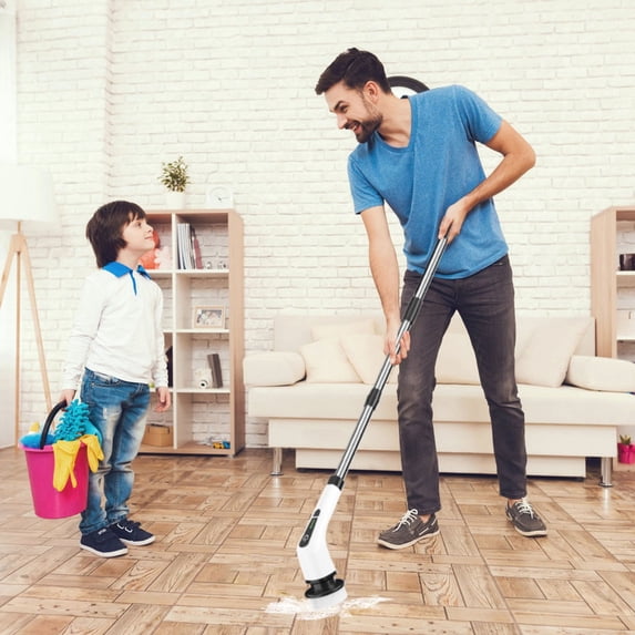 Electric Spin Scrubber 8 Replaceable Brush Heads IPX7 Waterproof ...