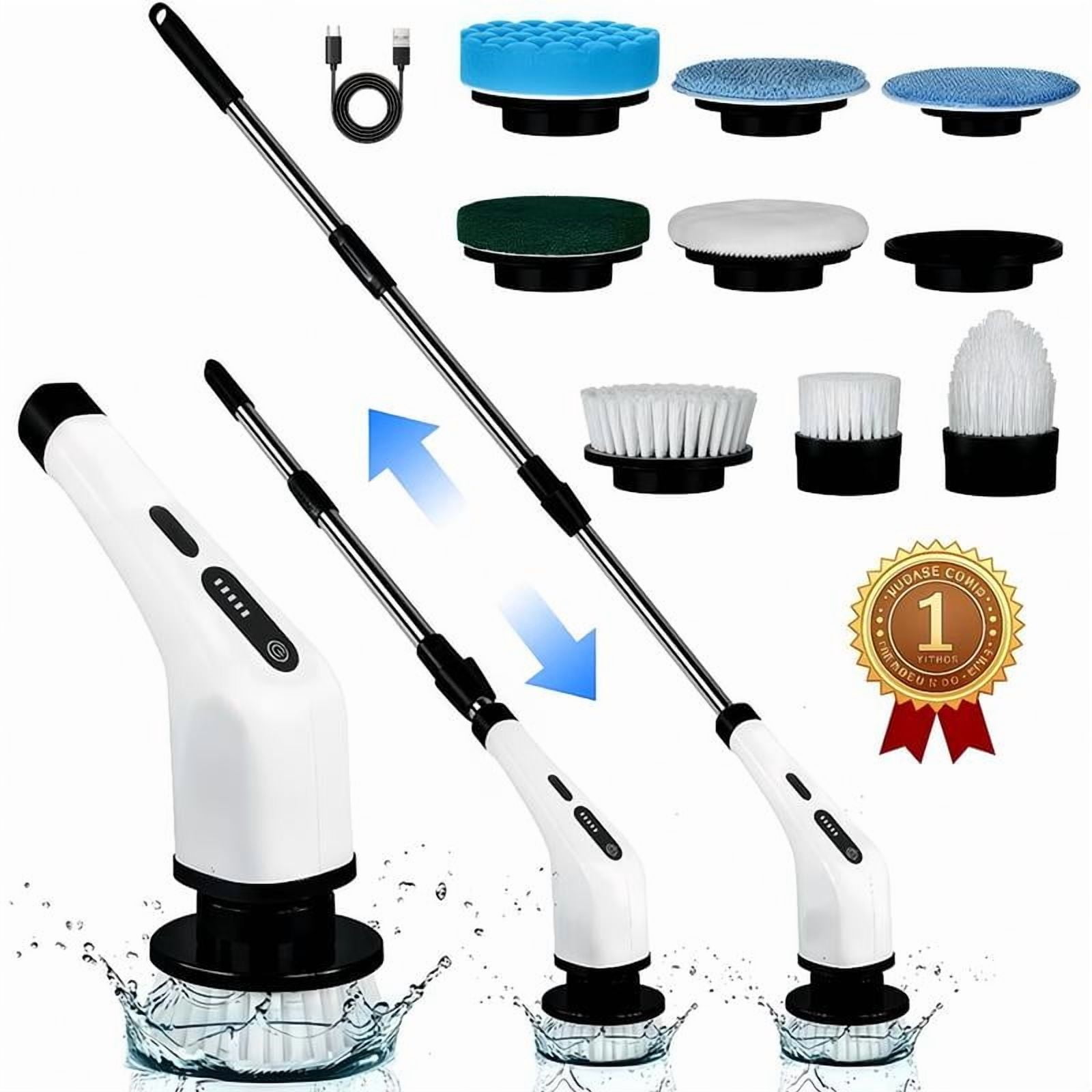 Electric Spin Scrubber for Bathroom & Kitchen – Cordless Shower ...