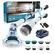 Ruby Horsepower Handheld Electric Scrubber with Rotating Brush Heads ...