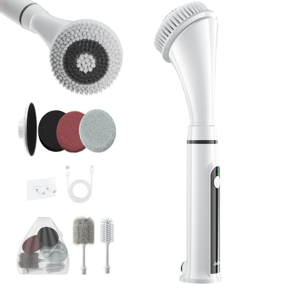 Electric Spin Scrubber Brush - Rechargeable Cordless Cleaning Brush ...