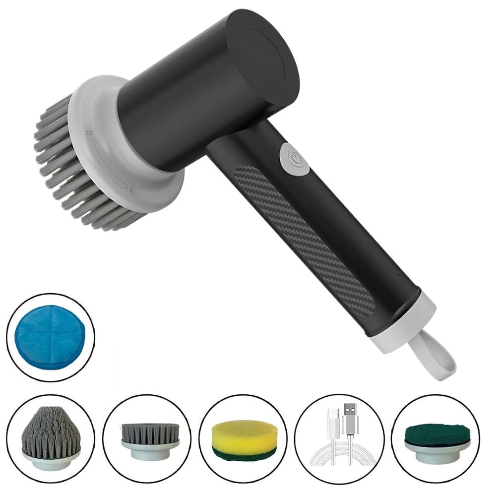 Electric Spin Scrubber, Electric Cleaning Brush Cordless Power Scrubber ...
