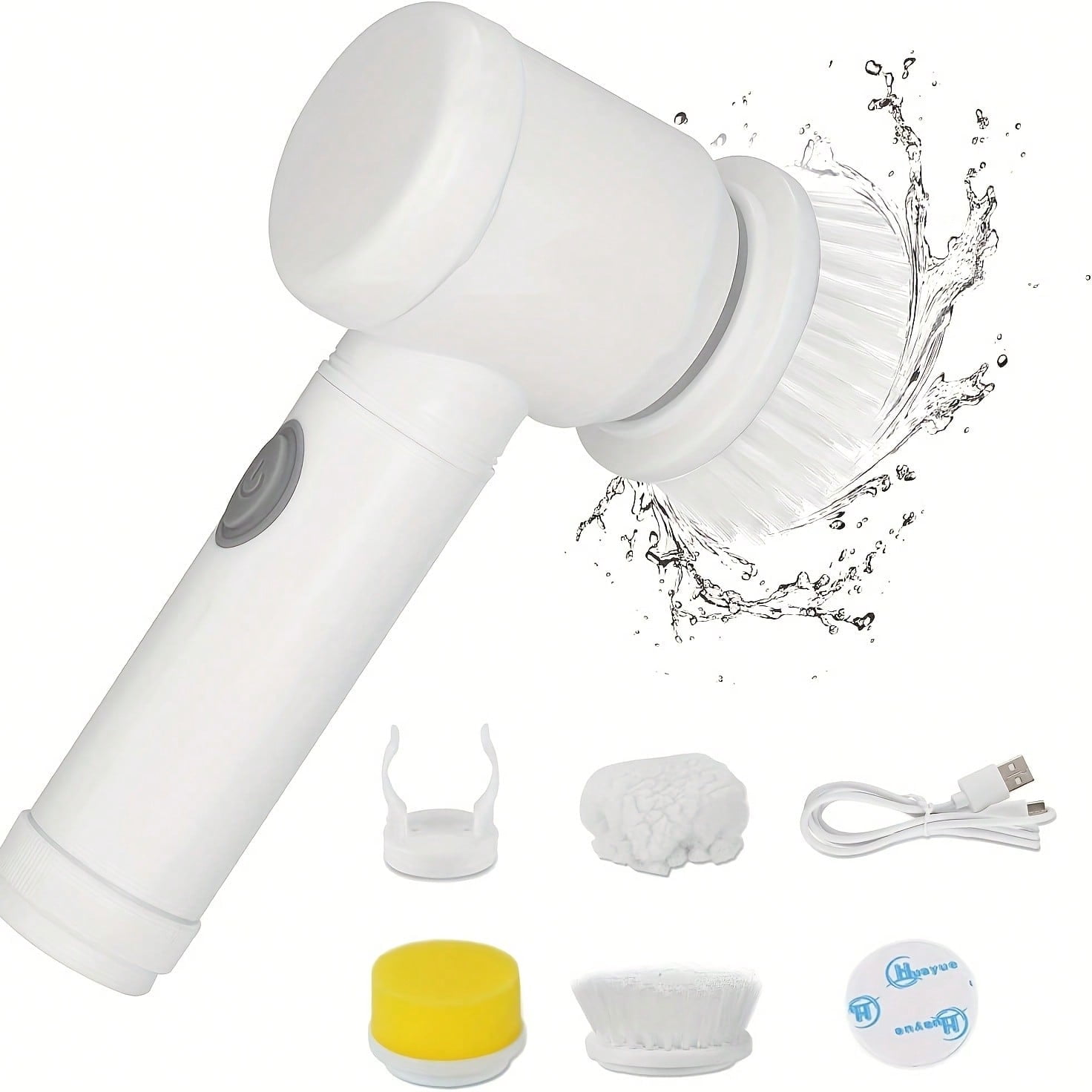 Electric Spin Scrubber Cleaning Brush Rotating Scrubber, Power Scrubber ...