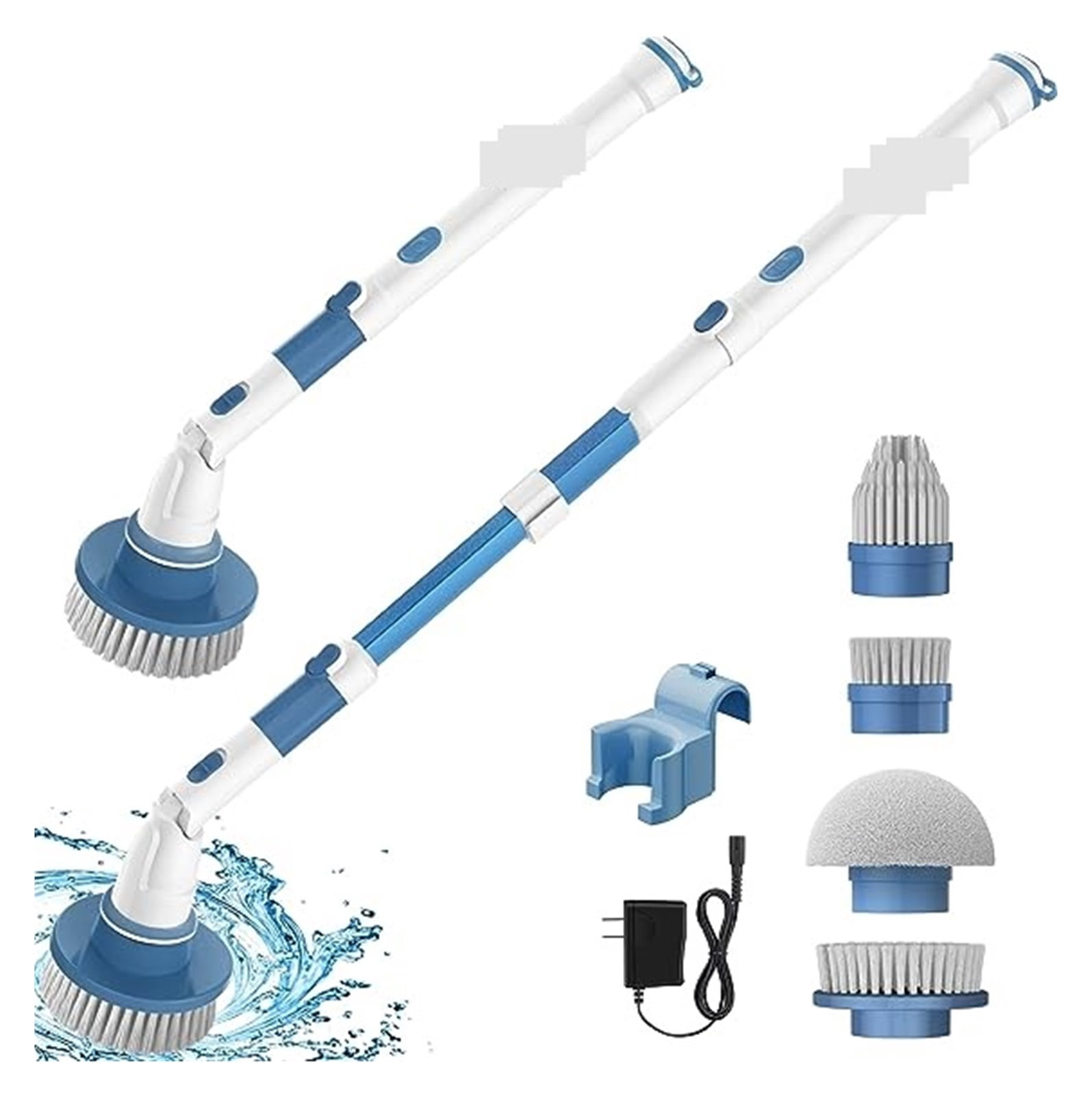 Electric Spin Scrubber, Cordless Cleaning Brush With Adjustable ...