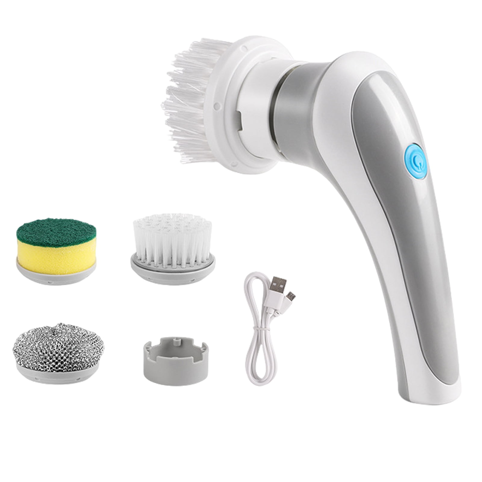 Electric Spin Scrubber Cordless Cleaning Brush with Powerful Motor 360 ...