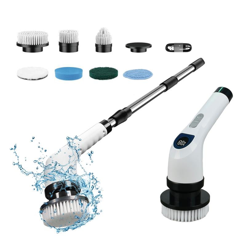 Electric Spin Scrubber, Cordless Shower Scrubber Full-Body IPX7 ...