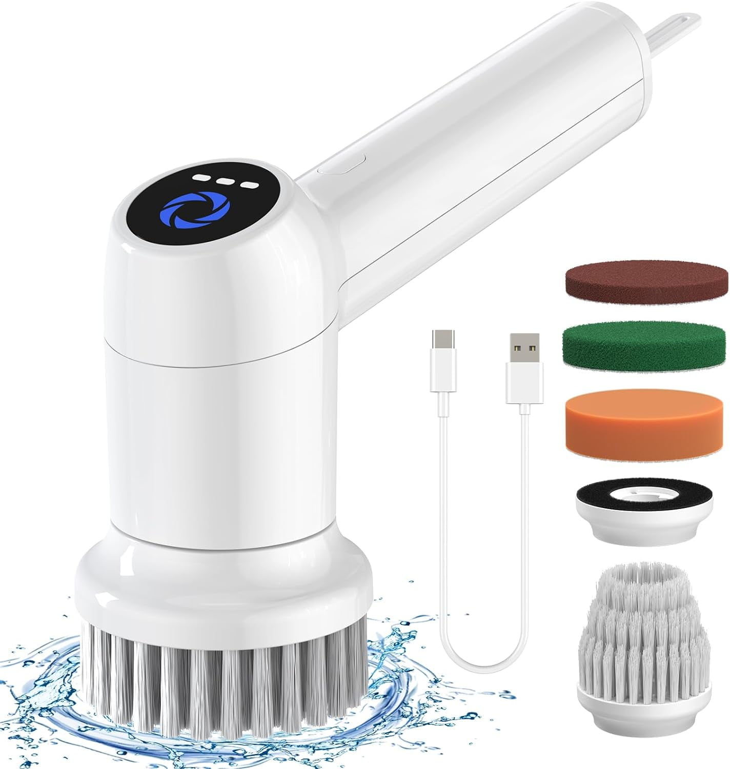 Electric Spin Scrubber Cordless Tub & Tile Scrubber, Shower Scrubber ...