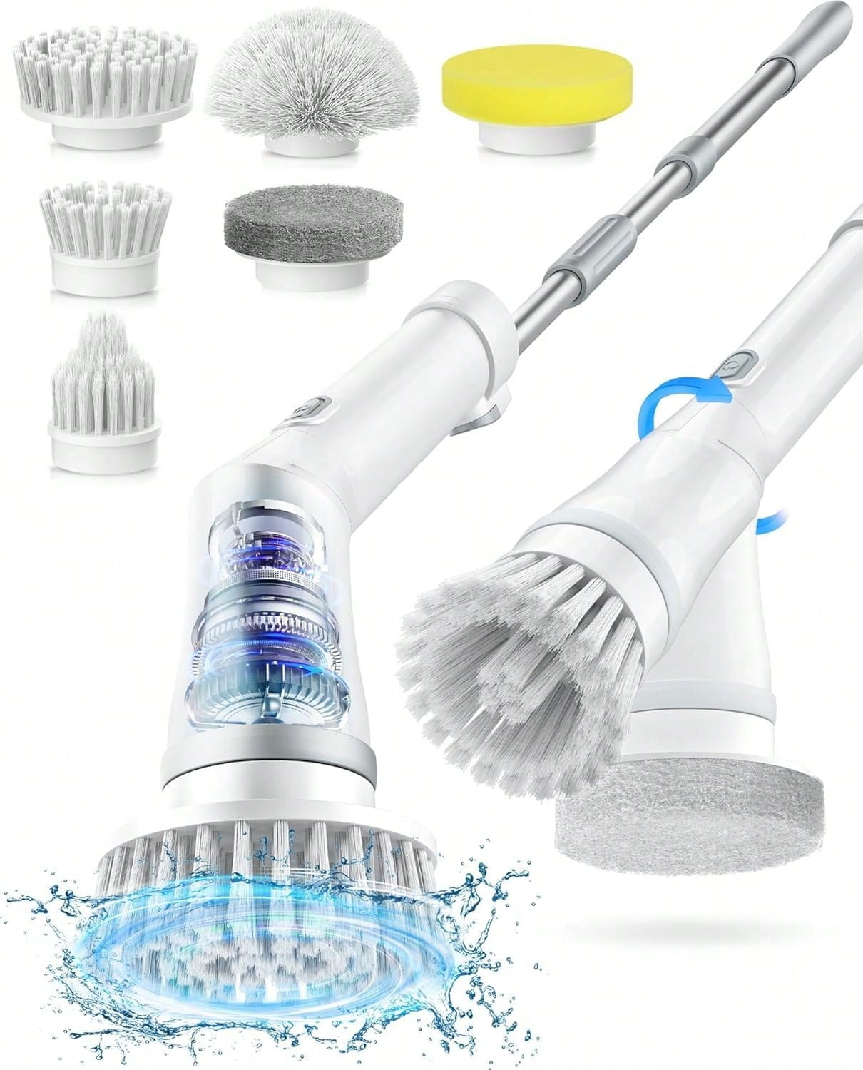 Electric Spin Scrubber, Electric Cleaning Brush, Electric Rotary Floor ...