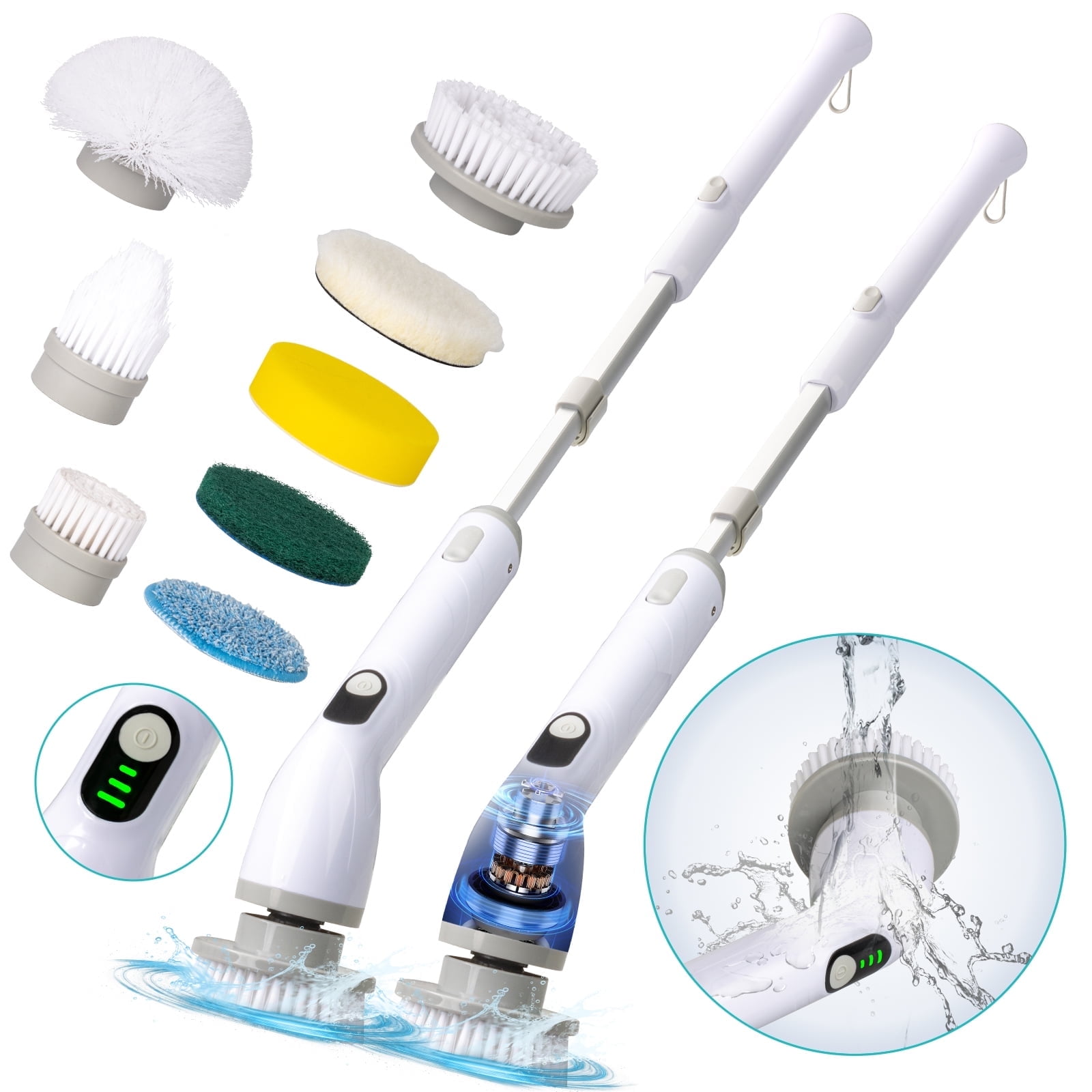 Electric Spin Scrubber, Electric Spin Cordless Tub and Tile Scrubber ...