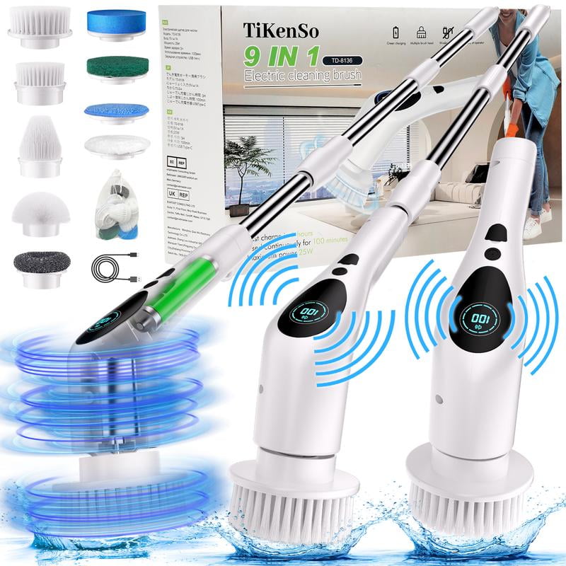 Electric Spin Scrubber, Electric Spin Cordless Tub and Tile Scrubber ...