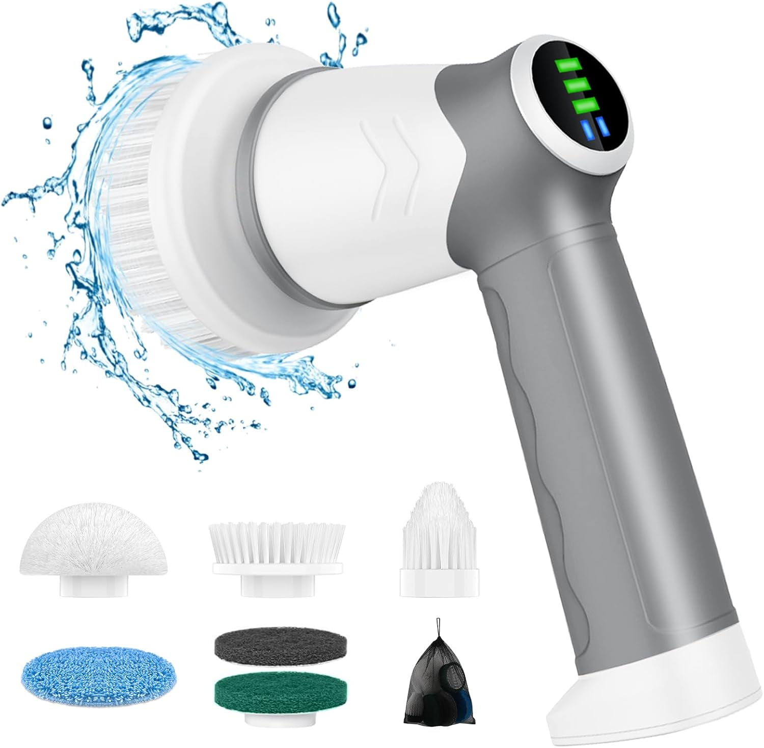 Electric Spin Scrubber, New Electric Bathroom Brush with Replaceable ...