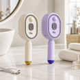 Electric Spray Air Cushion Massage Comb, Nano Mist Anti-Frizz ...