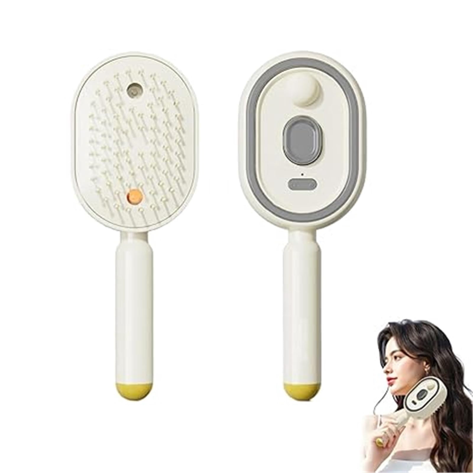 Electric Spray Air Cushion Massage Comb – Rechargeable Hair Water Spray ...