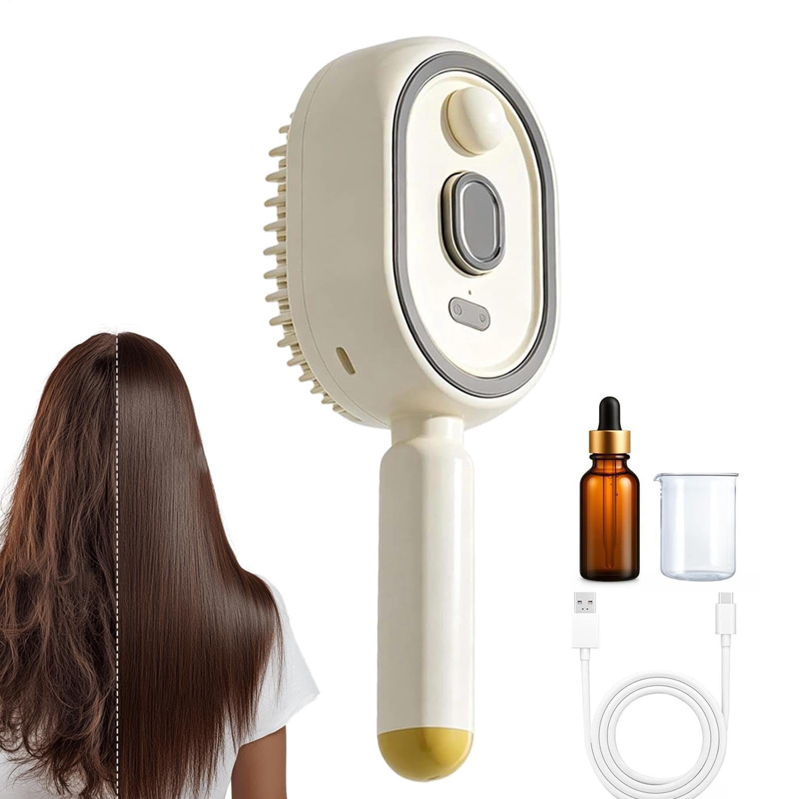 Electric Spray Air Cushion Massage Hair Brush – 2026 Rechargeable ...