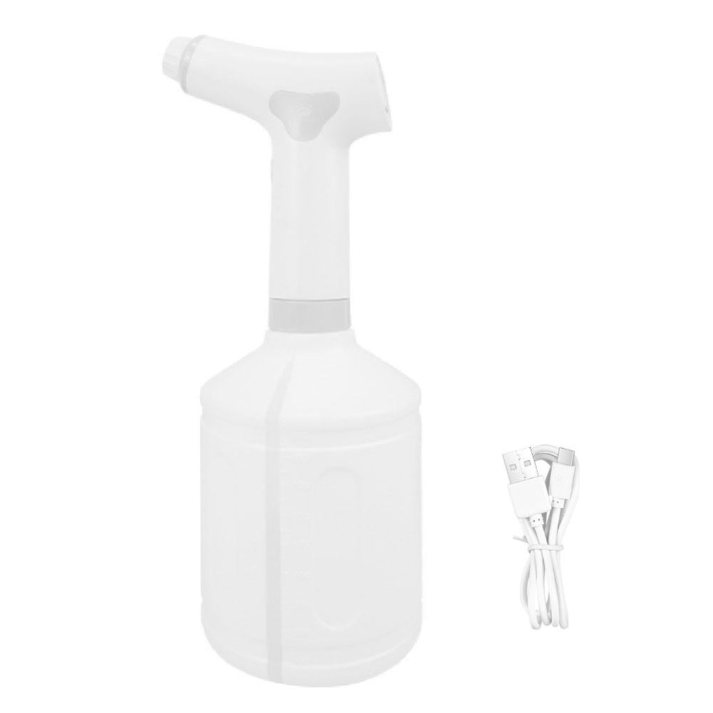 Electric Spray Bottle, 1L Rechargeable Battery Powered Electric Sprayer ...
