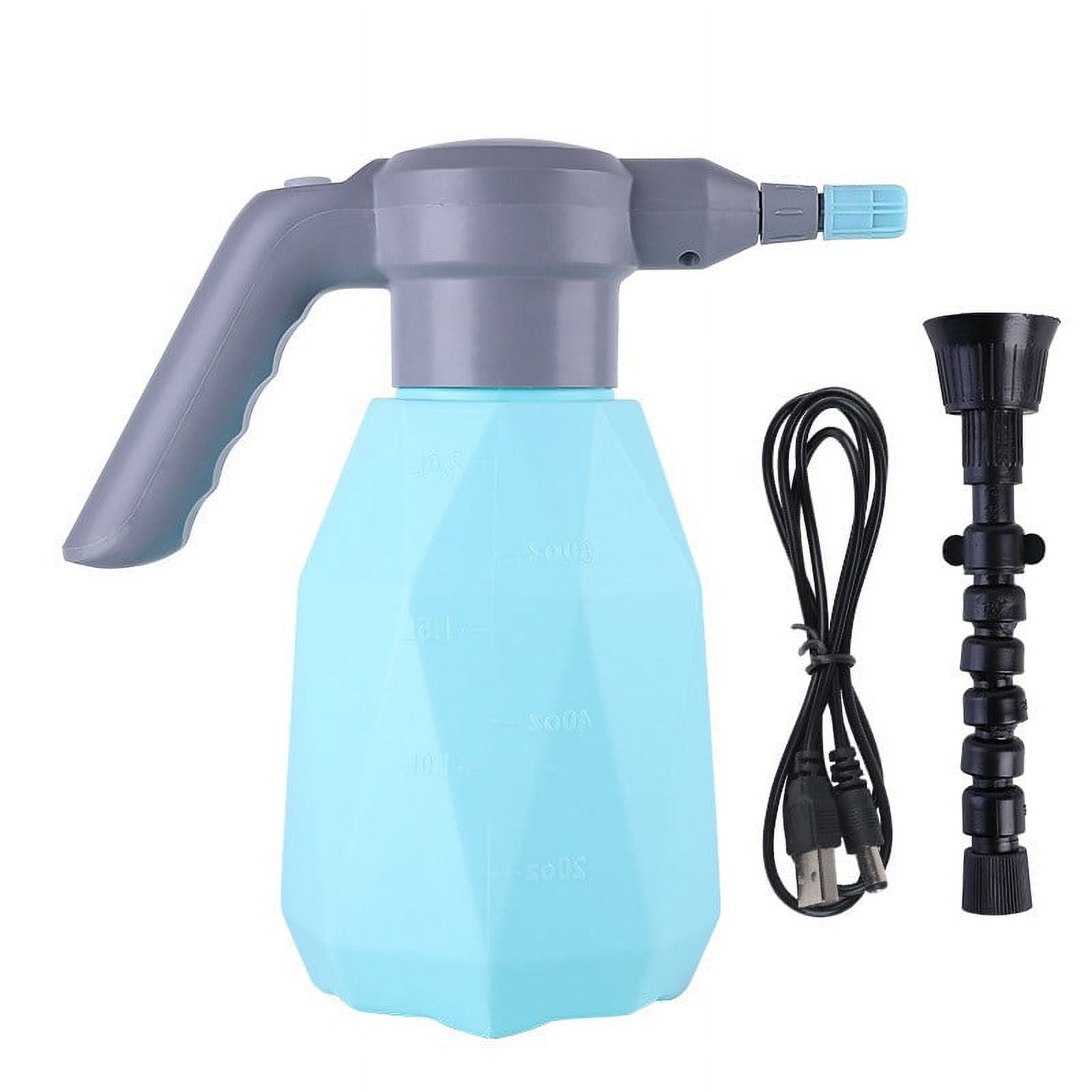 Electric Spray Bottle 2L/0.5Gallon, Rechargeable Battery Powered ...