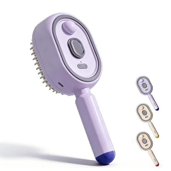 Electric Spray & Massage Hair Brush, 2026 Electric Steaming Massage ...