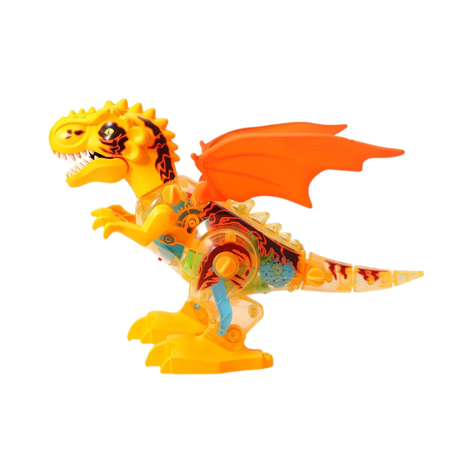 Electric Spray Mechanical Dinosaur Toy DIY Disassembly Dinosaur Walking ...