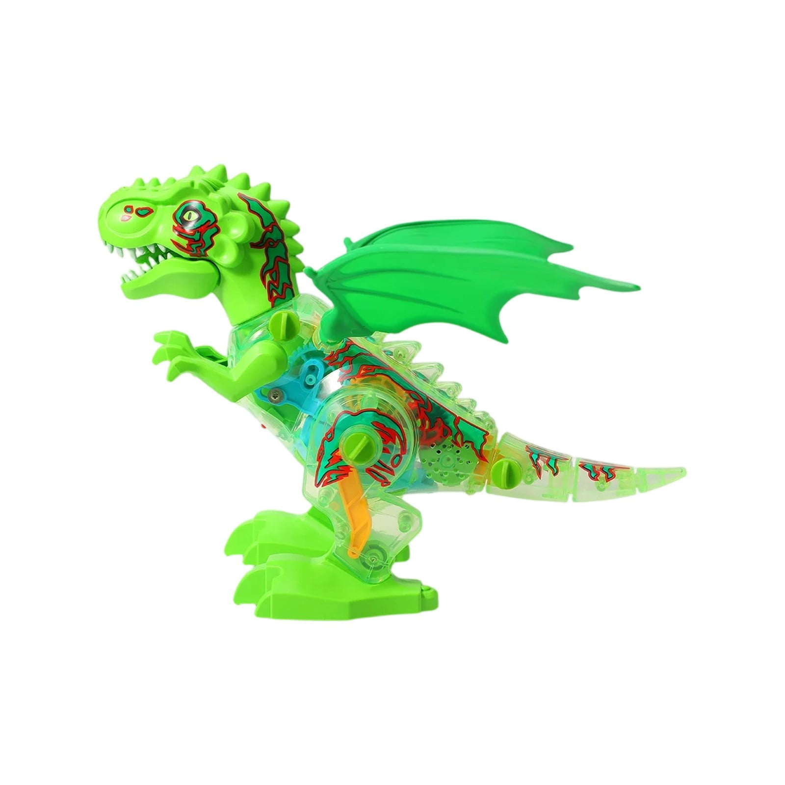 Electric Spray Mechanical Dinosaur Toy DIY Disassembly Dinosaur Walking ...