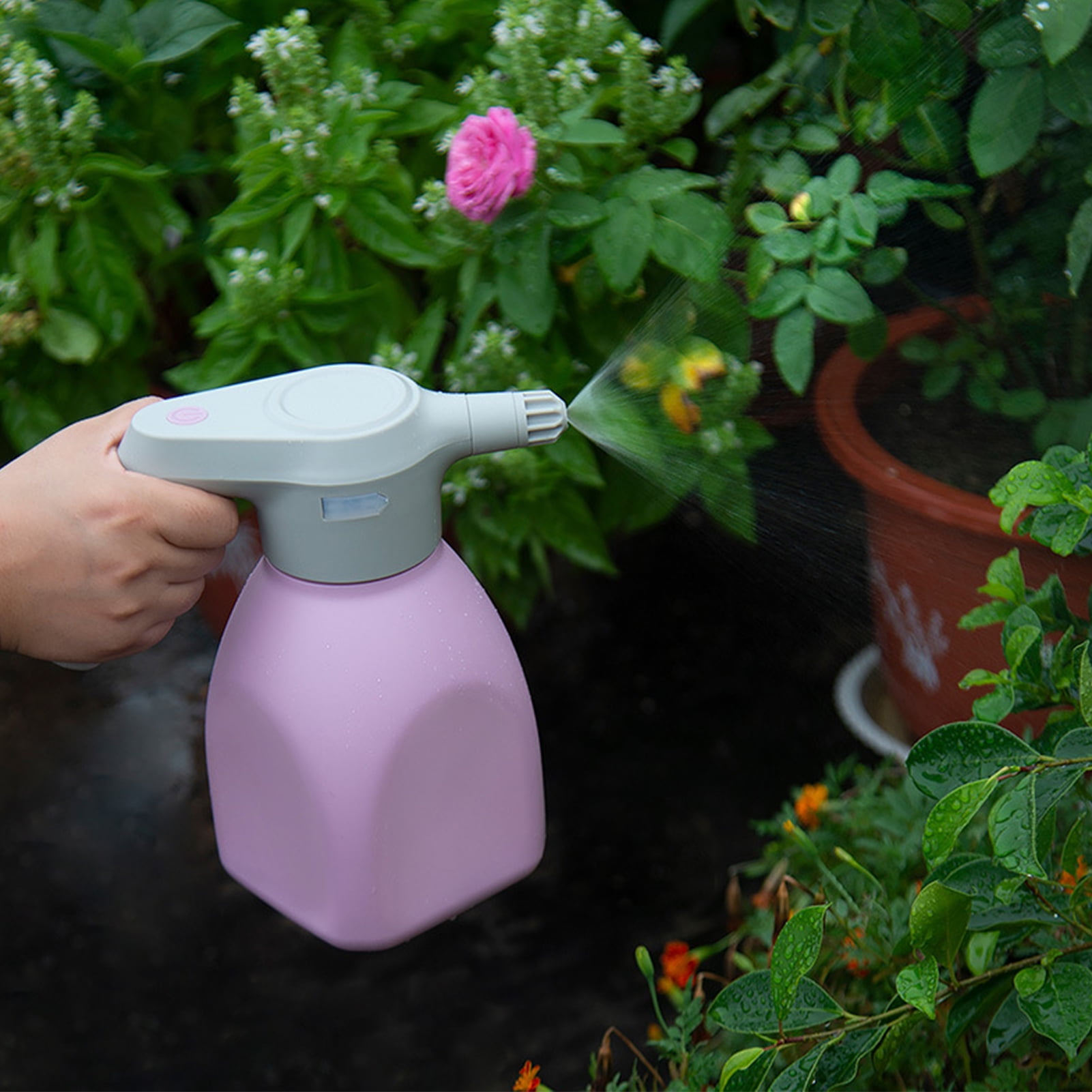 Electric Sprayer,Spray Bottle Handheld Can Spritzer Plant Mister Flower ...