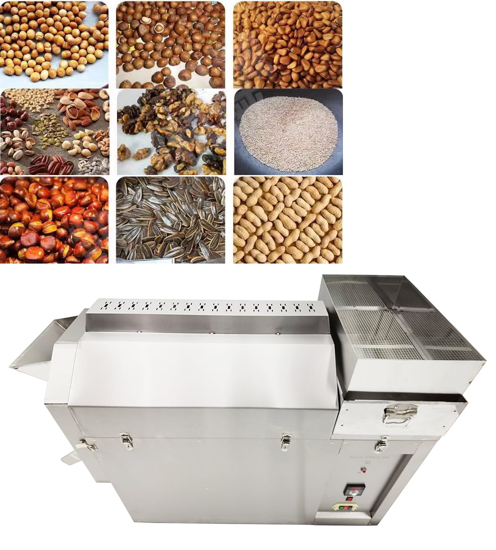 Electric Stainless Steel Coffee Roaster Nuts Bean Roasting Machine ...